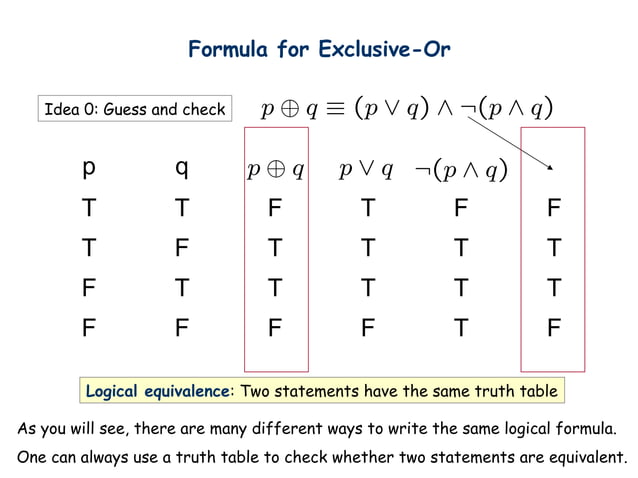 Discrete Math Lecture 01: Propositional Logic | PPT