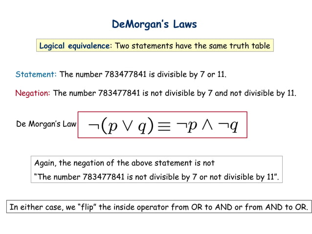 Discrete Math Lecture 01: Propositional Logic | PPT