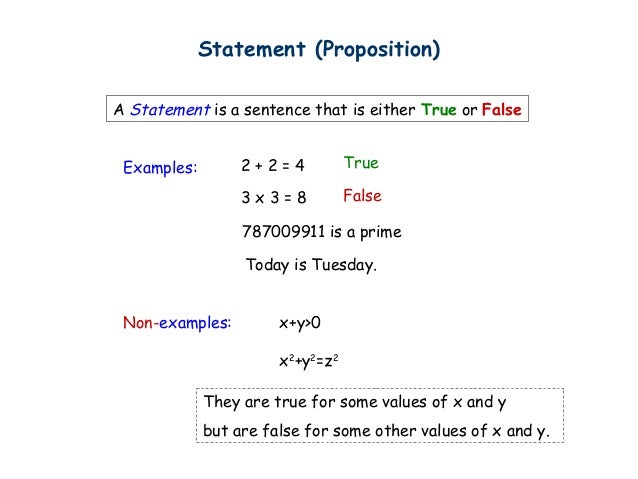 Discrete Math Lecture 01: Propositional Logic Discrete Math Lecture 01: Propositional Logic