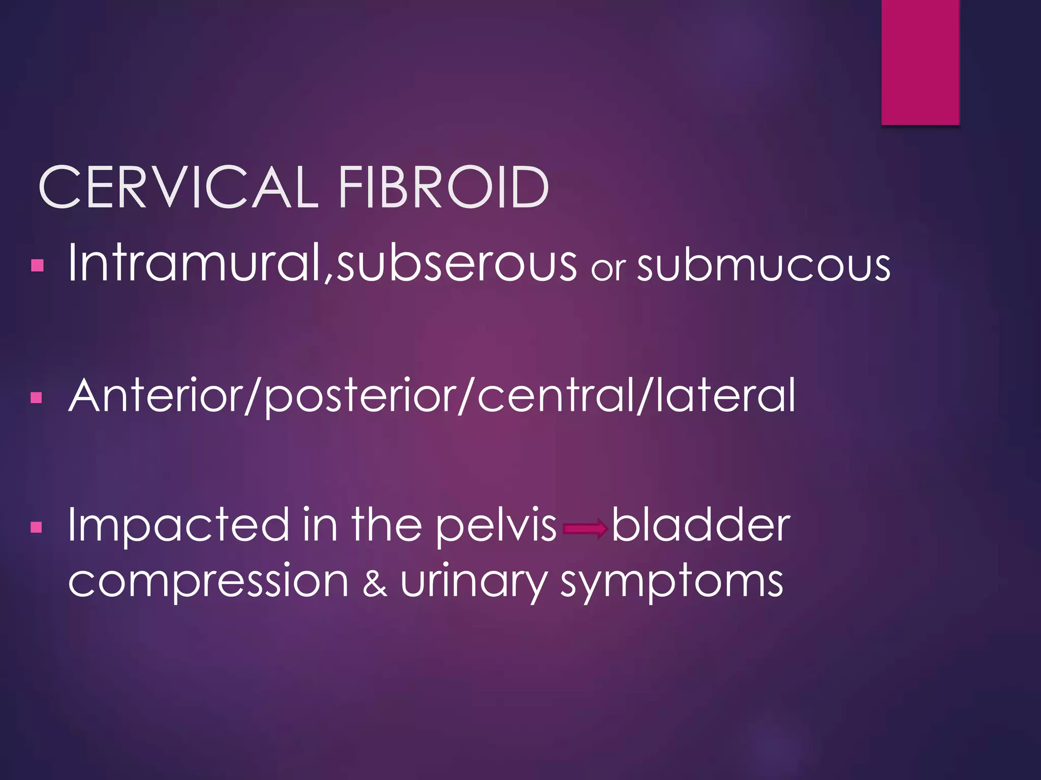 Fibroid Uterus | PPTX