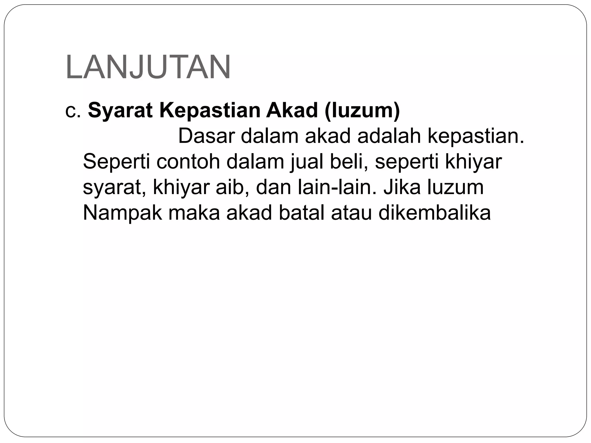 AKAD DALAM ISLAM NEW.ppt