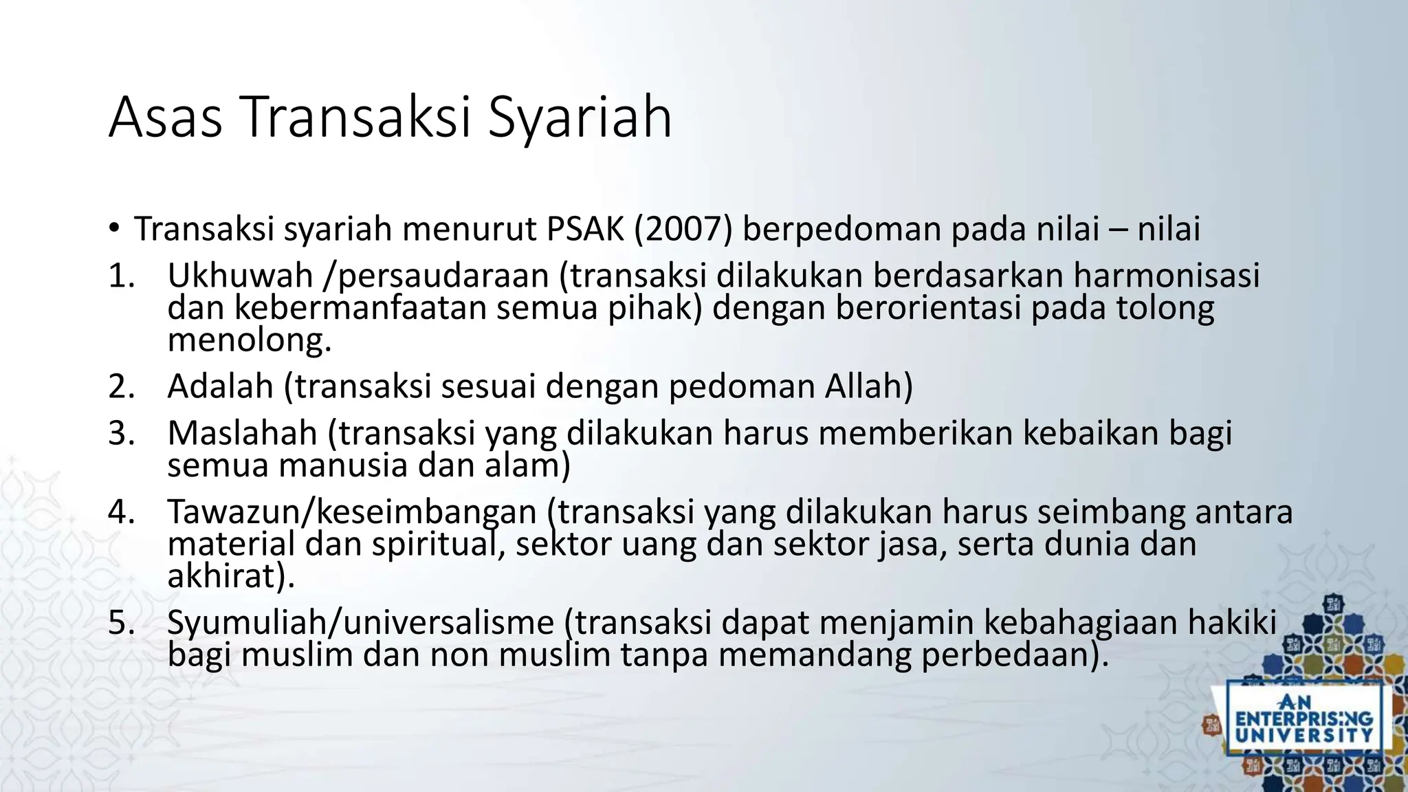 Akad dan Prinsip Transaksi Syariah. pptx | PPT