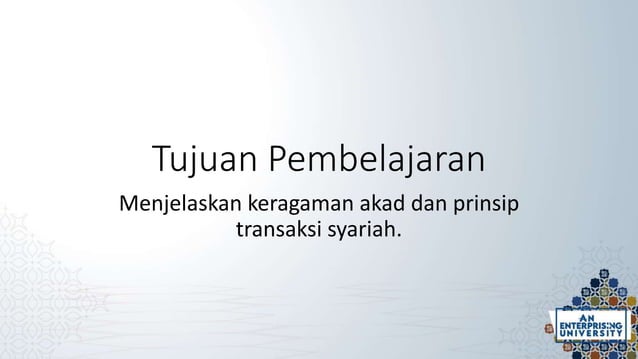 Akad dan Prinsip Transaksi Syariah. pptx | PPT