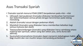 Akad dan Prinsip Transaksi Syariah. pptx | PPT