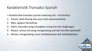 Akad dan Prinsip Transaksi Syariah. pptx | PPT