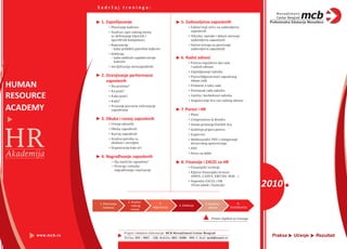 MCB-Menadžment Centar Beograd - Akademija za Human Resources menadzera ...