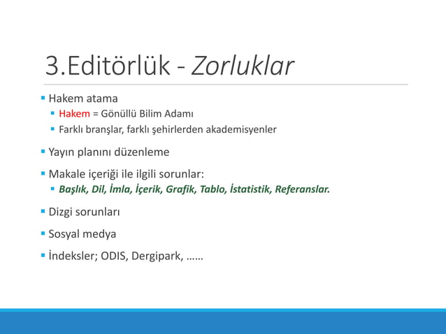 Akademik Dergi Yayinciligi Aytekin Alcelik | PPT