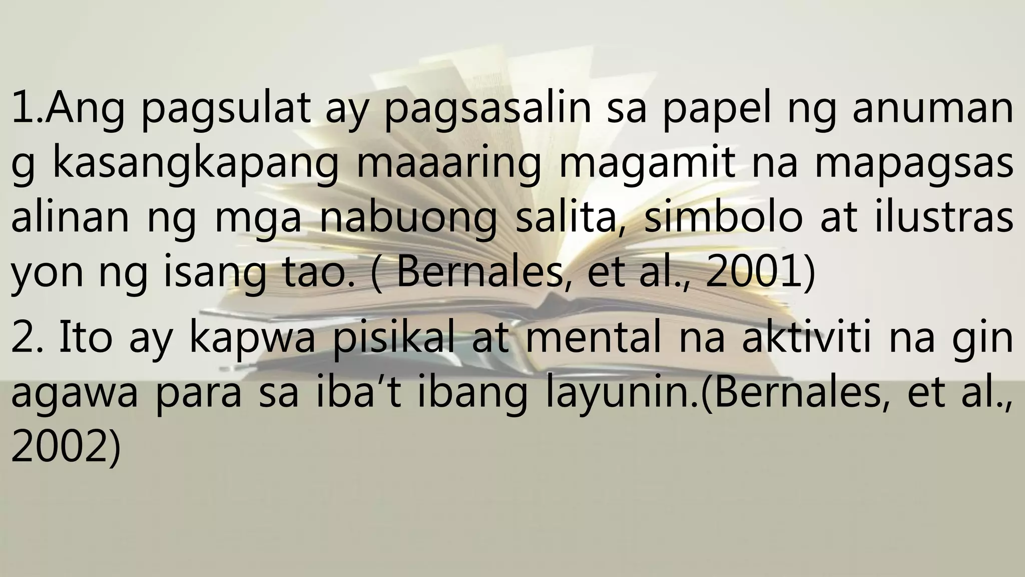 Akademikong pagsulat | PPTX