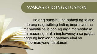 Akademikong pagsulat | PPTX