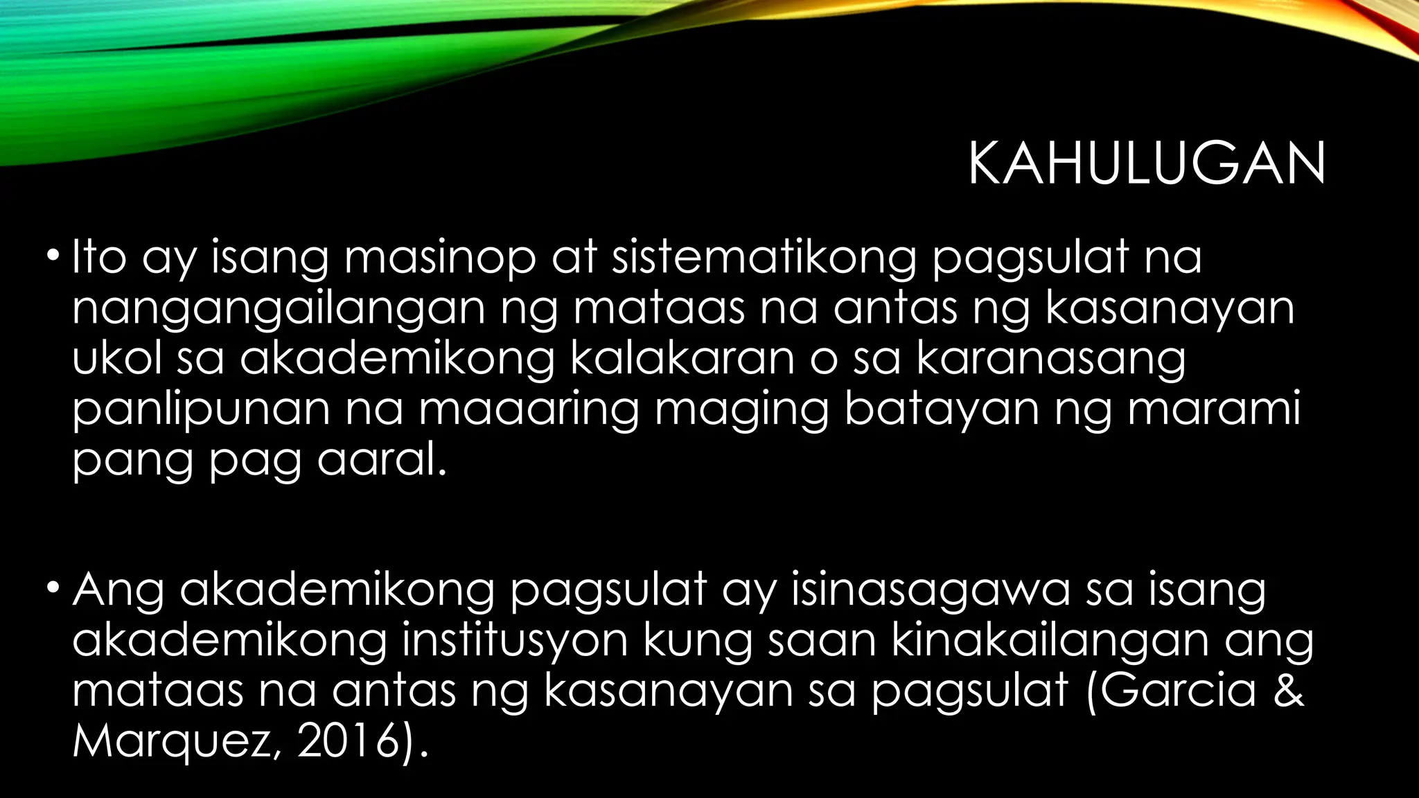 Akademikong Pagsulat Kahulugan, Gamit, Layunin at.pptx