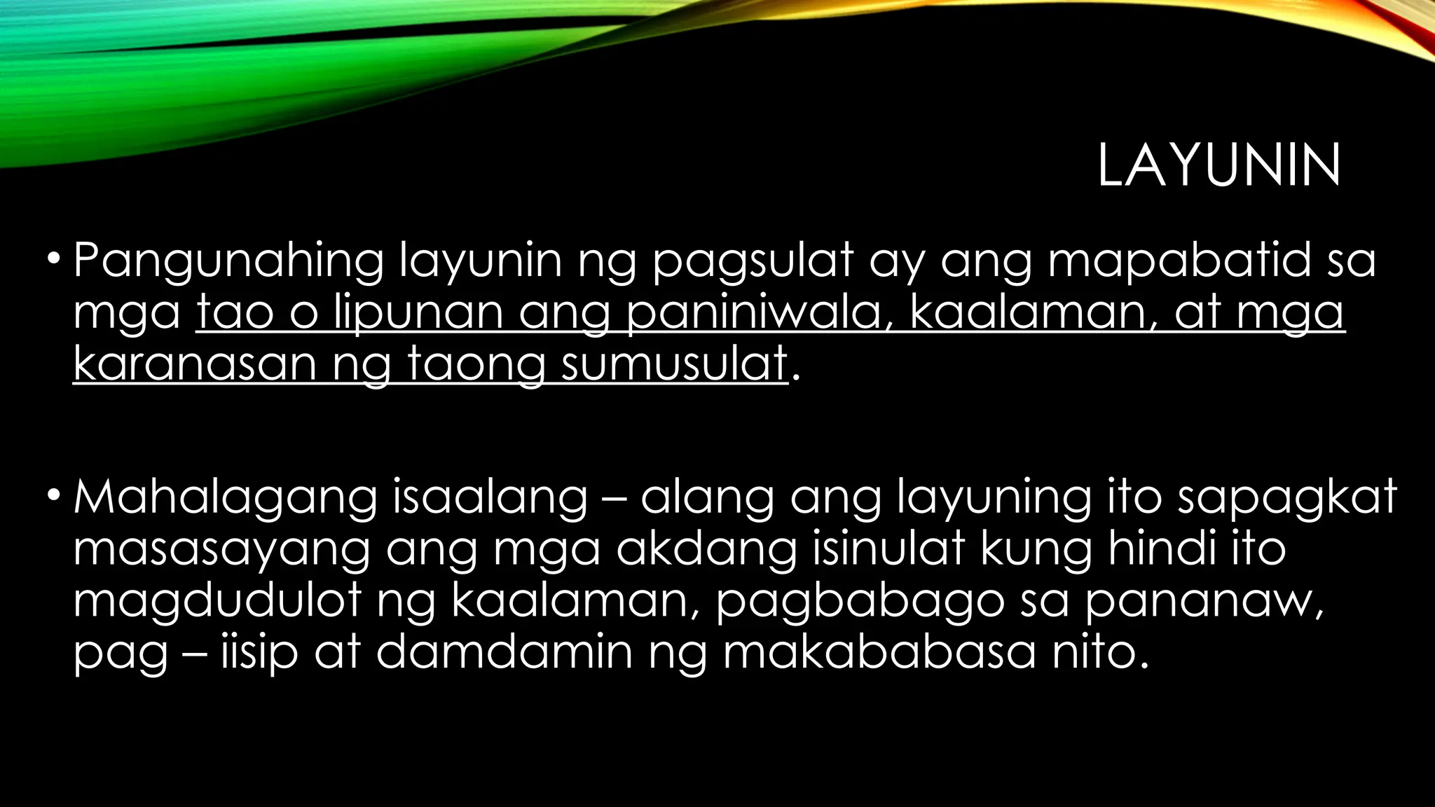 Akademikong Pagsulat Kahulugan, Gamit, Layunin at.pptx