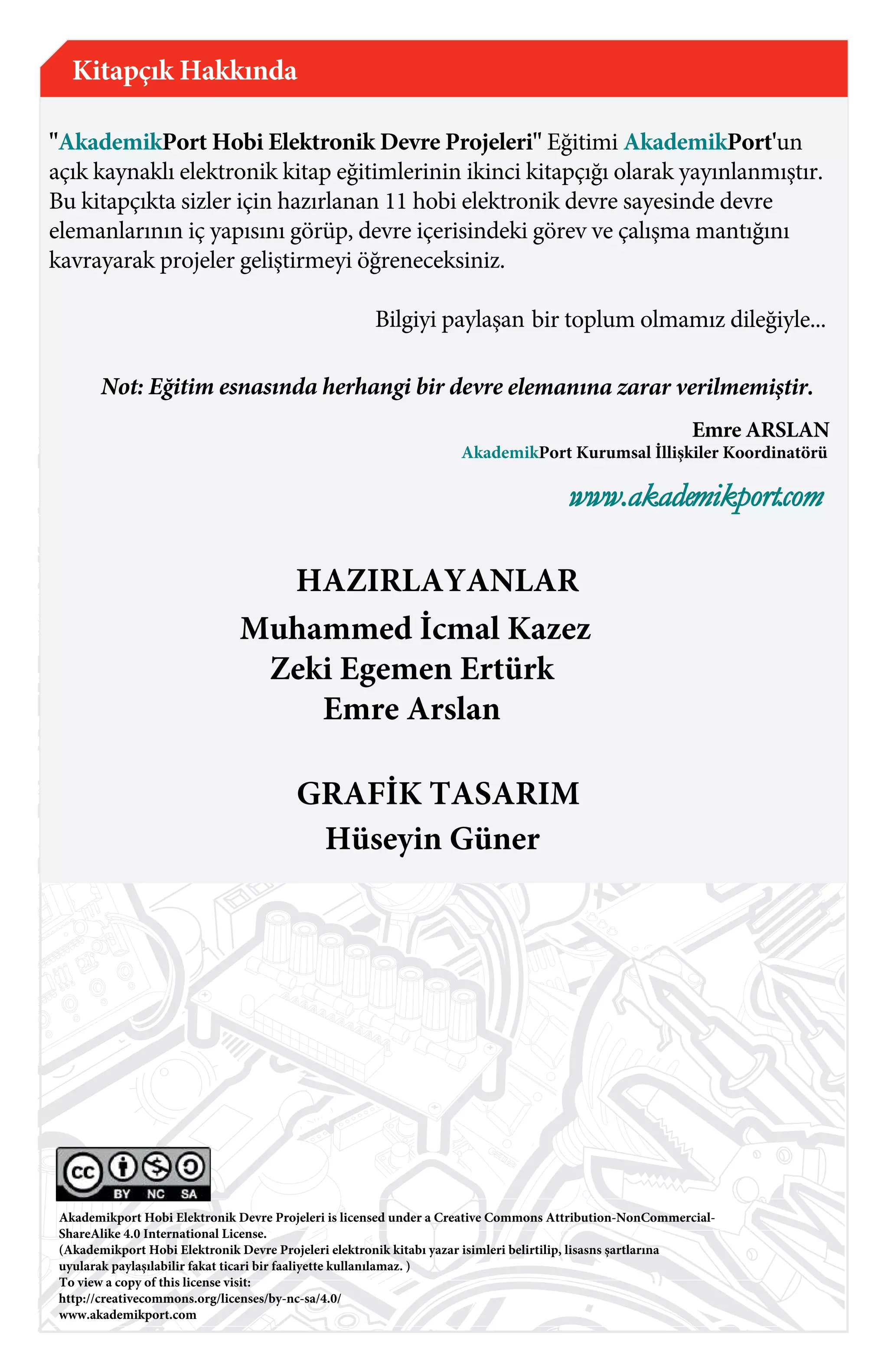 Hobi Elektronik Devre Projeleri | PDF