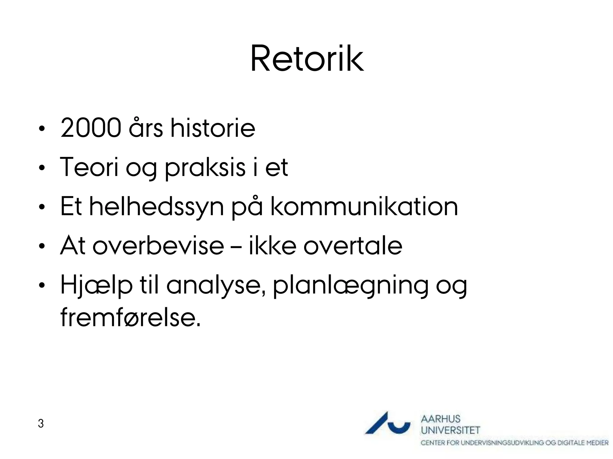 Akademisk mundtlig fremstilling 1, introduktion | PPT