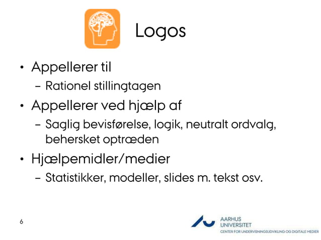 Akademisk mundtlig fremstilling 1, introduktion | PPT