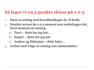 Akademsik skriving master 2015 | PPT