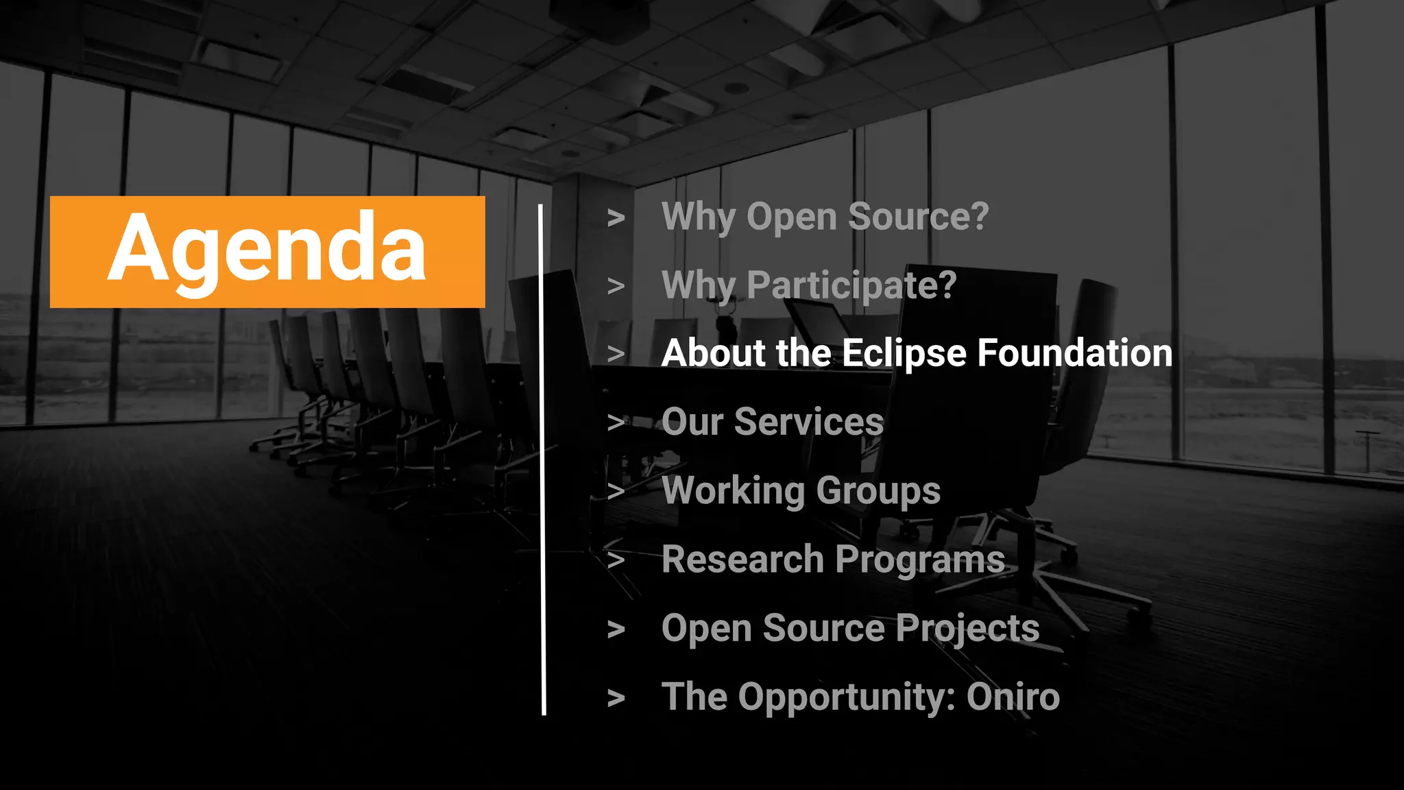 Akademy es 2021 the Eclipse Foundation introduction and Oniro project | PPT