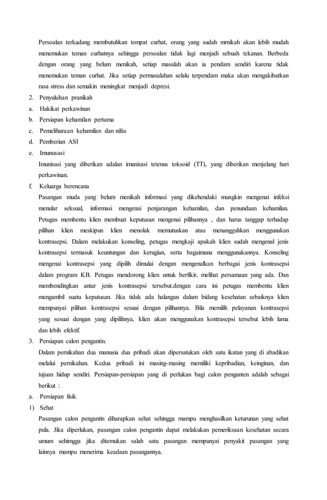 Akalah promosi kesehatan upaya promosi kesehatan pranikah | PDF