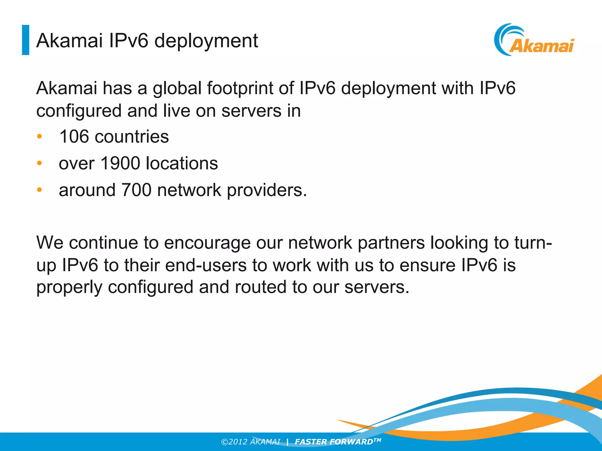 Akamai IPv6 Measurement | PDF