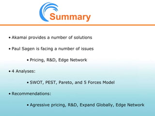 Akamai case master | PPTX | Cloud Computing | Internet