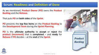 A. Kamran's DoD and DoR: Definition of Done and Definition of Ready in ...