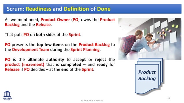A Kamrans Dod And Dor Definition Of Done And Definition Of Ready In