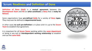 A. Kamran's DoD and DoR: Definition of Done and Definition of Ready in ...