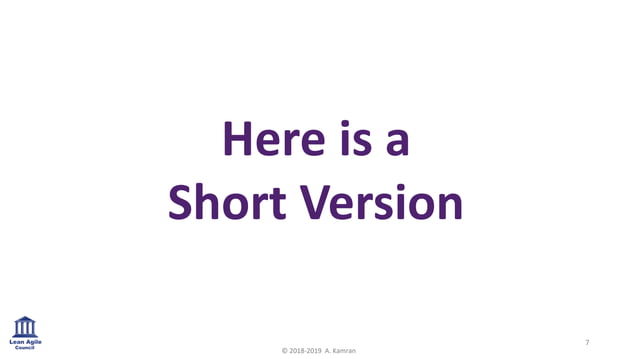 A. Kamran's DoD and DoR: Definition of Done and Definition of Ready in ...