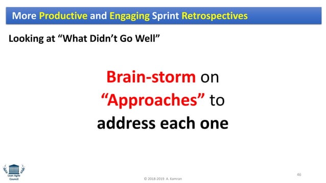 A. Kamran's Best Practices in Scrum's Sprint Retrospectives | PDF
