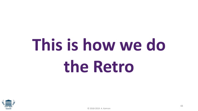 A. Kamran's Best Practices in Scrum's Sprint Retrospectives | PDF