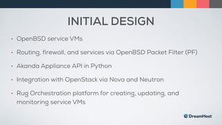 Akanda: Open Source, Production-Ready Network Virtualization for OpenStack | PPT
