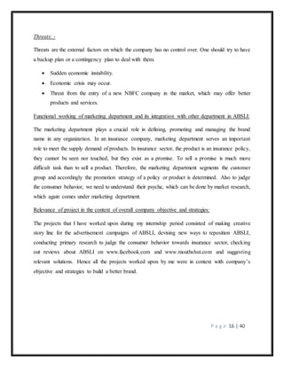 ABSLI SIP Report | DOCX