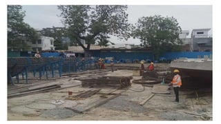 PRESENTATION ON CASTING YARD OF LUCKNOW METRO | PPTX