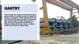 PRESENTATION ON CASTING YARD OF LUCKNOW METRO | PPTX