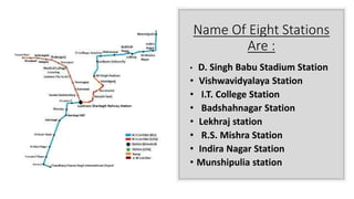 PRESENTATION ON CASTING YARD OF LUCKNOW METRO | PPTX