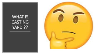 PRESENTATION ON CASTING YARD OF LUCKNOW METRO | PPTX