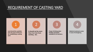 PRESENTATION ON CASTING YARD OF LUCKNOW METRO | PPTX