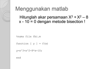 Akar persamaan | PPT