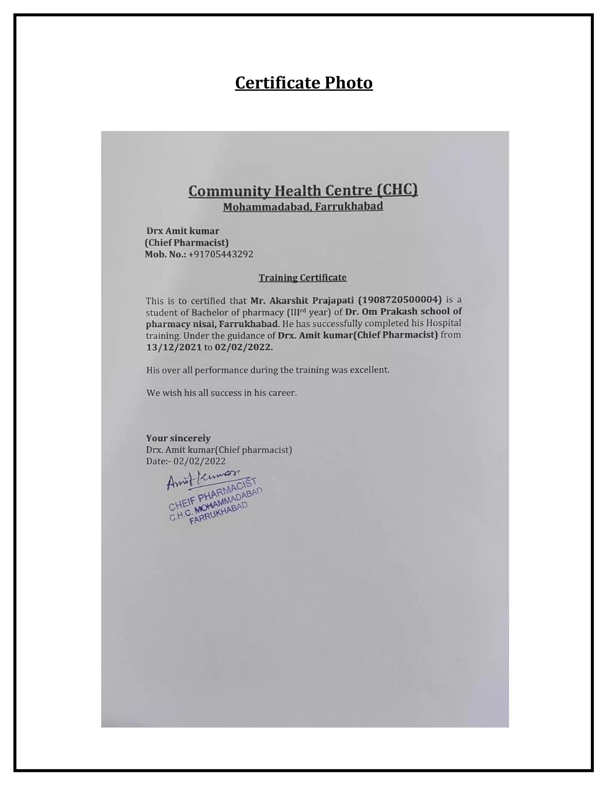 Hospital Training Report-I | PDF