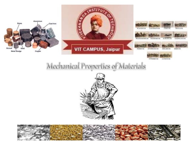 Mechanical Properties of materials | PPTX | Chemistry | Science