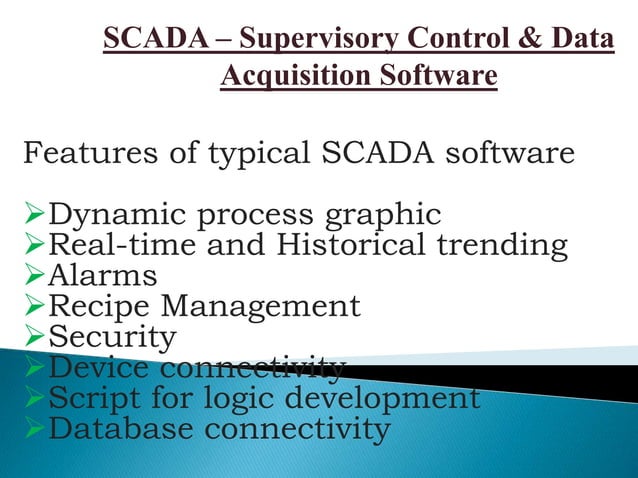 PPT on INDUSTRIAL AUTOMATION, PLC, SCADA | PPTX