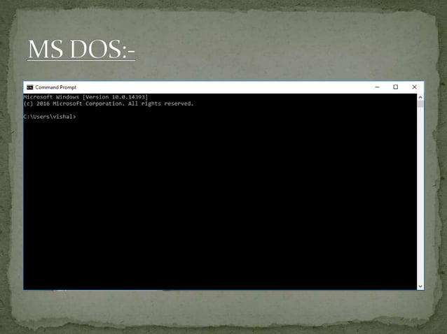 Types of operating system | PPTX