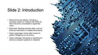 cyber warfare | PPTX