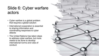 cyber warfare | PPTX