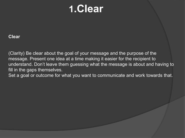 The seven c of communication in pco proof communication | PPT