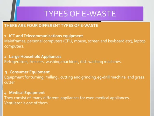 E waste : INTRODUCTION AND MANAGEMENT | PPT | Free Download