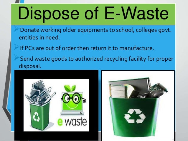 E waste : INTRODUCTION AND MANAGEMENT