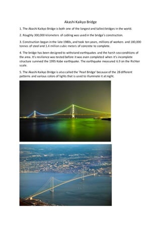 Akashi kaikyo bridge | DOCX