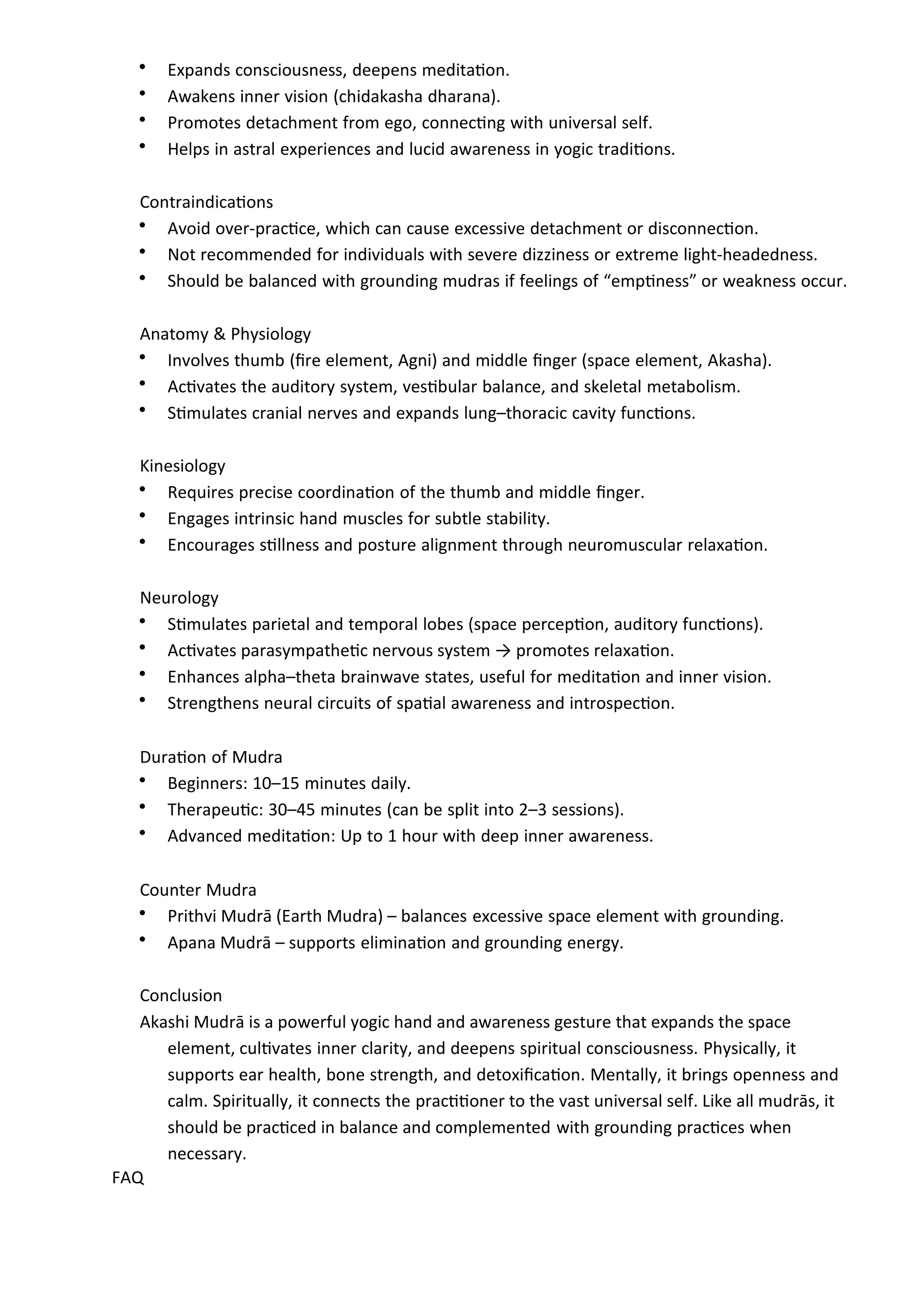 Akashi Mudrā-Akashi Mudrā is a subtle yogic hand gesture that works ...