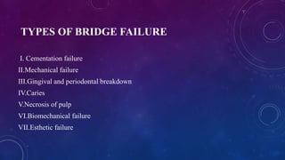 failures in fpd | PPTX
