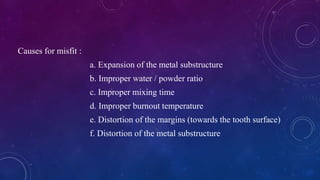 failures in fpd | PPTX